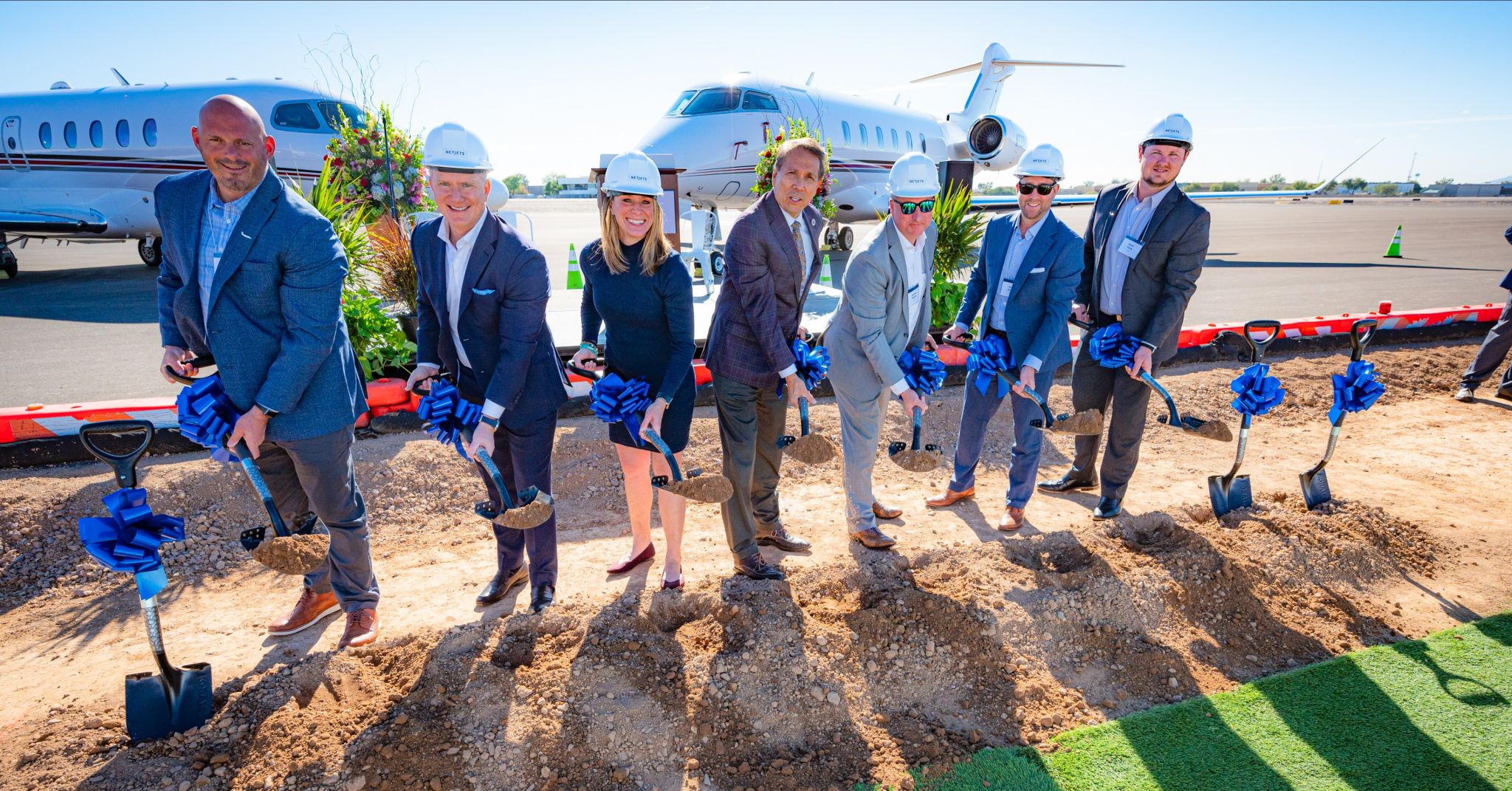NetJets breaks ground on Arizona facility | Business Airport International
